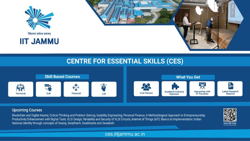 CES | IIT JAMMU – Initiative by IIT Jammu